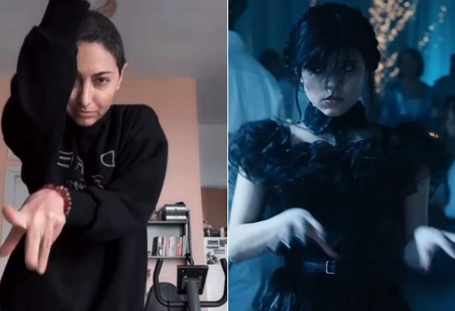 Η Ρεγγίνα Μακέδου έκανε τη viral χορογραφία της Wednesday του Netflix | Sigmalive Magazine